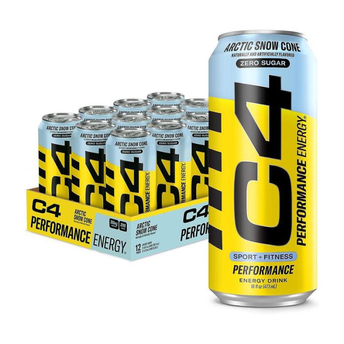 C4 energy drink 473ml x 12 cans - kennutrition