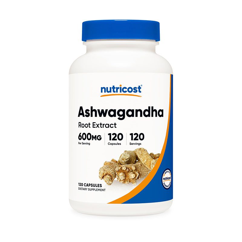 Nutricost ASHWAGANDHA ROOT CAP 600MG 120CAP - kennutrition