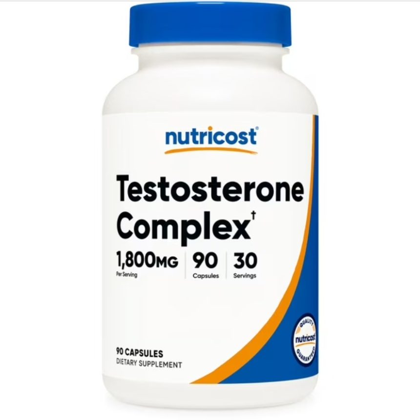 Nutricost Testosterone Complex Capsules [90 CAPS] (1800 MG) - kennutrition