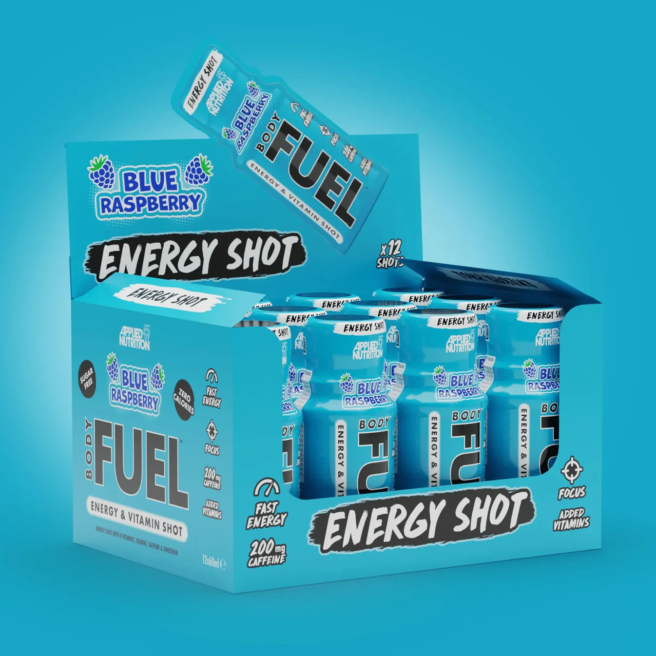 BODY FUEL ENERGY SHOTS 12*60ML - kennutrition